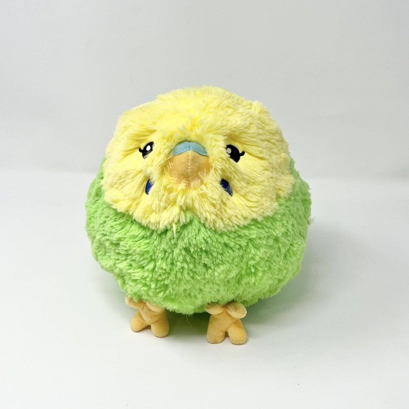 Squishable | Toys | Squishable Green Yellow Budgie Bird Parakeet Plush ...